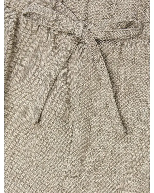 Frescobol Carioca Felipe Linen Blend Shorts - Light Brown