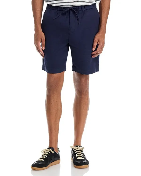 Frescobol Carioca Felipe Linen Shorts - Midnight Blue