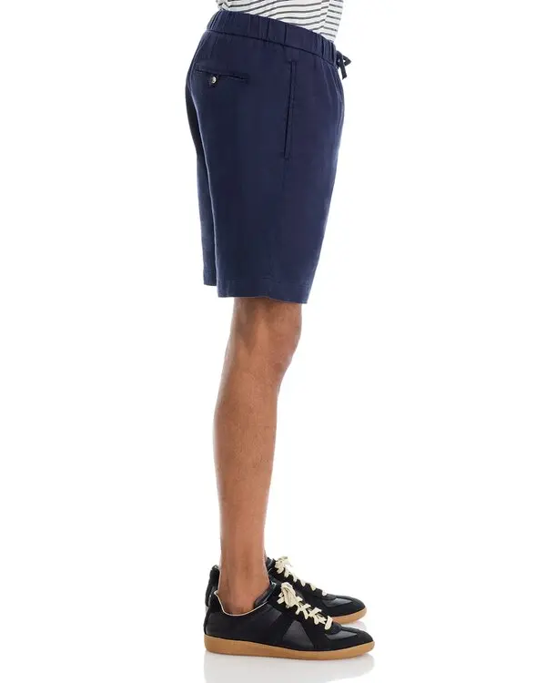 Frescobol Carioca Felipe Linen Shorts - Midnight Blue