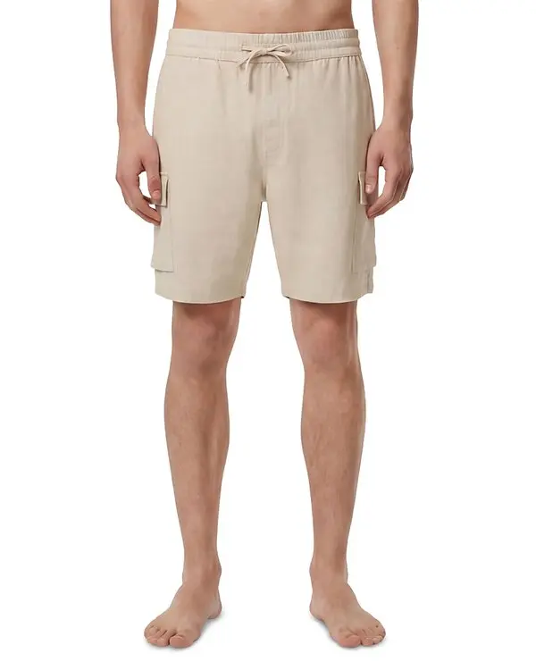 Onia 7" Stretch Linen Cargo Shorts