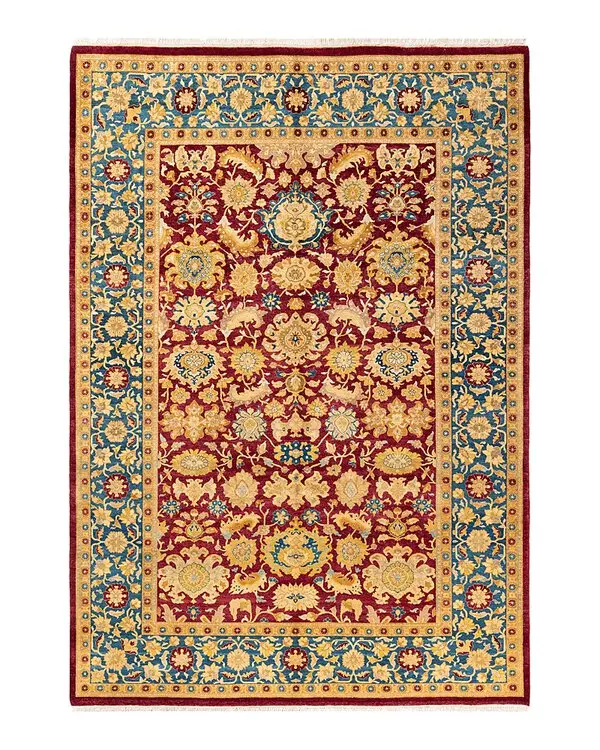 Bloomingdale'S Mogul M1210 Area Rug, 6'1 X 8'10 - Red