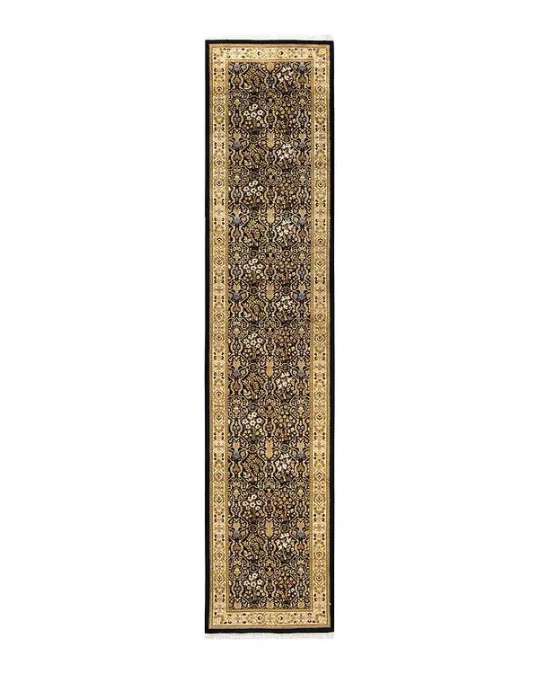 Bloomingdale'S Mogul M1530 Runner Area Rug, 2'7 X 12'1 - Black