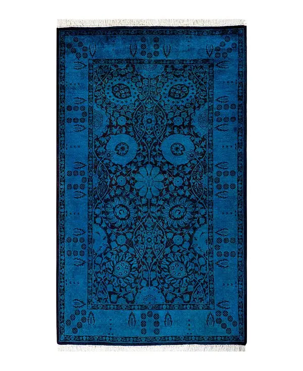 Bloomingdale'S Fine Vibrance M1120 Area Rug, 3'2 X 5'2 - Blue