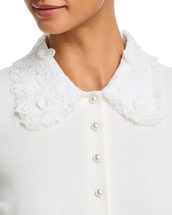 Generation Love Frida Lace Collar Top