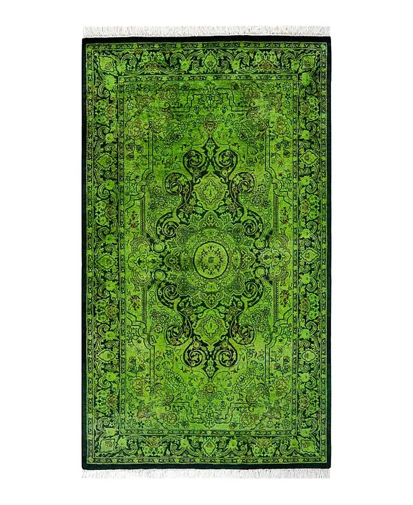 Bloomingdale'S Fine Vibrance M1305 Area Rug, 3'2 X 5'4 - Green