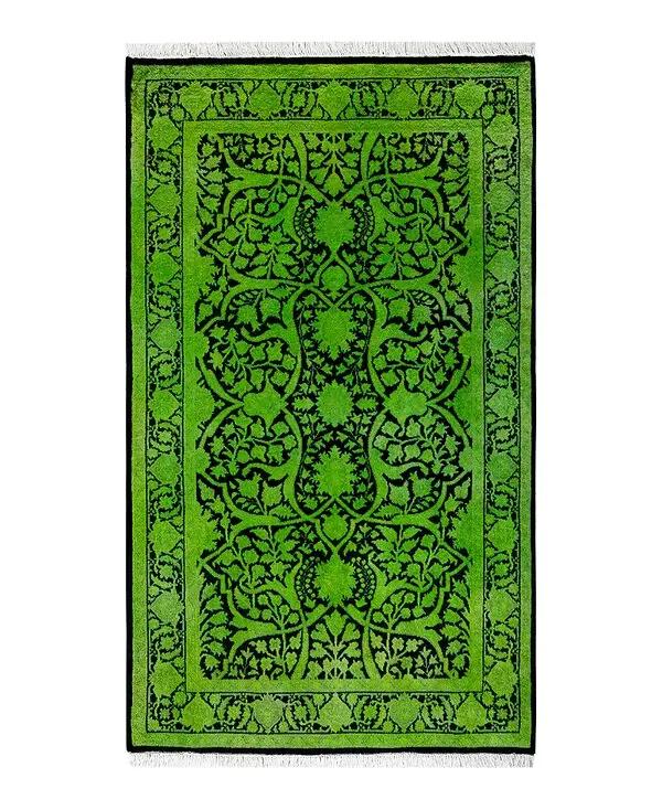 Bloomingdale'S Fine Vibrance M1402 Area Rug, 3'2 X 5'4 - Green
