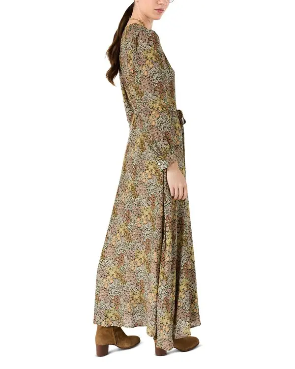 Gerard Darel Floral Print Wrap Dress