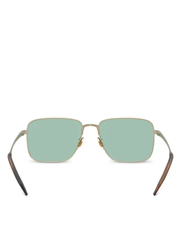 Oliver Spencer Welston Square Sunglasses, 56mm - Gold