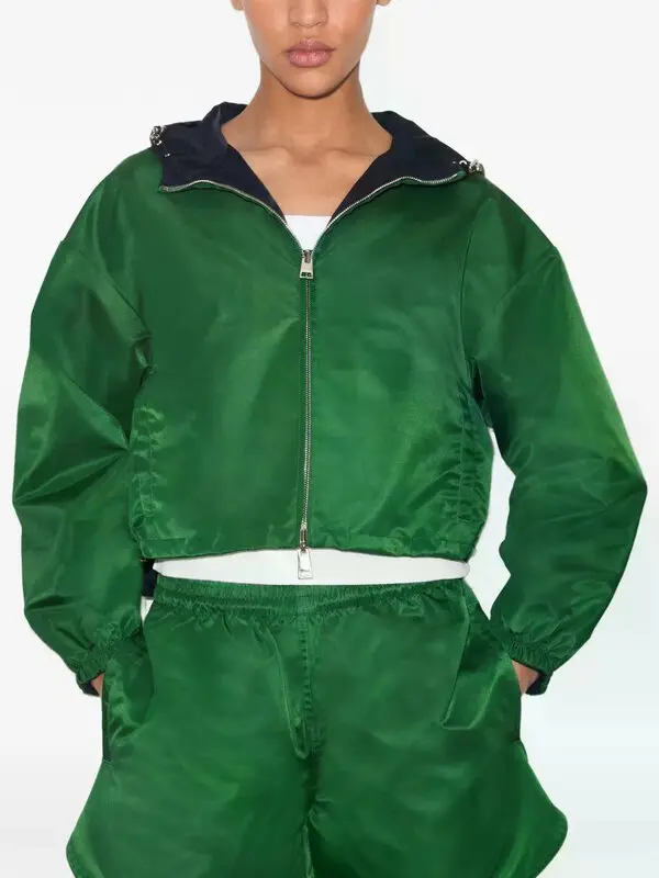 Tory Burch Reversible Cropped Nylon Jacket