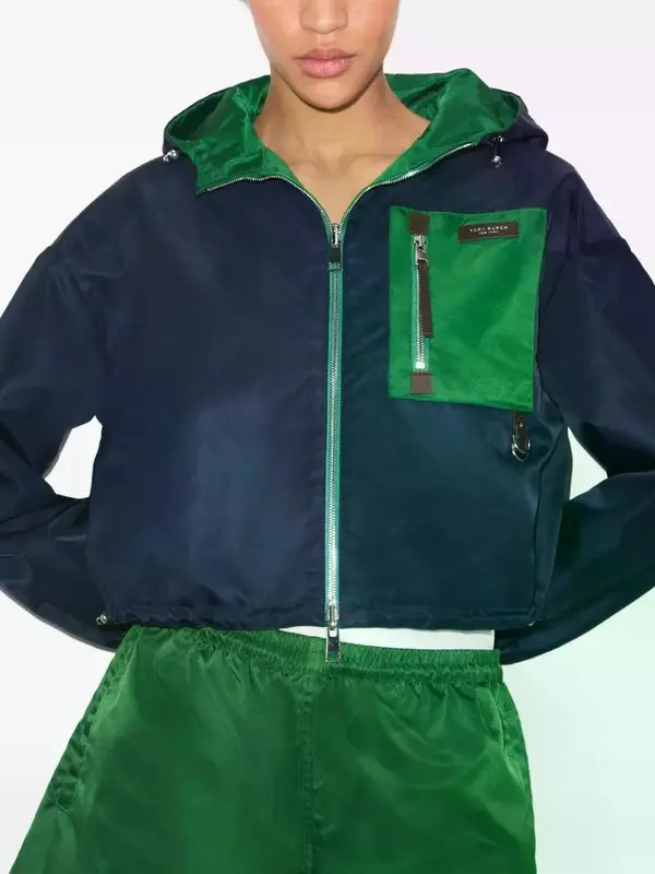 Tory Burch Reversible Cropped Nylon Jacket