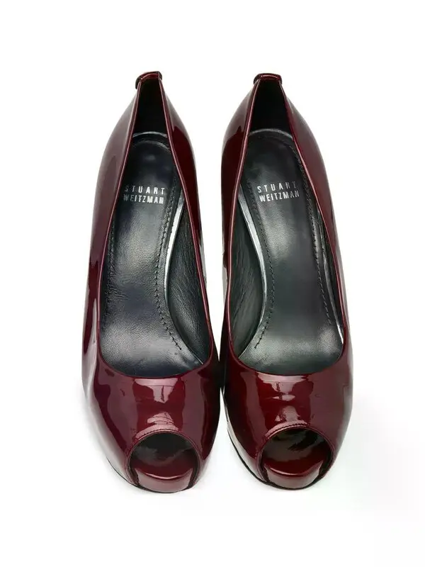 STUART WEITZMAN Sierra Peep-toe Pumps