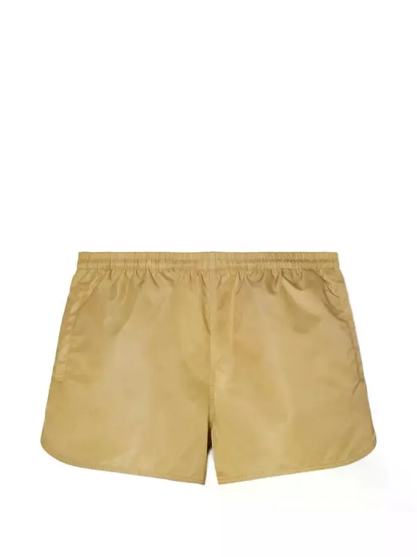 Tory Burch Recycled Nylon Track Shorts - Green