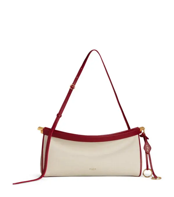 Alaïa Le Click East West Shoulder Bag - Beige