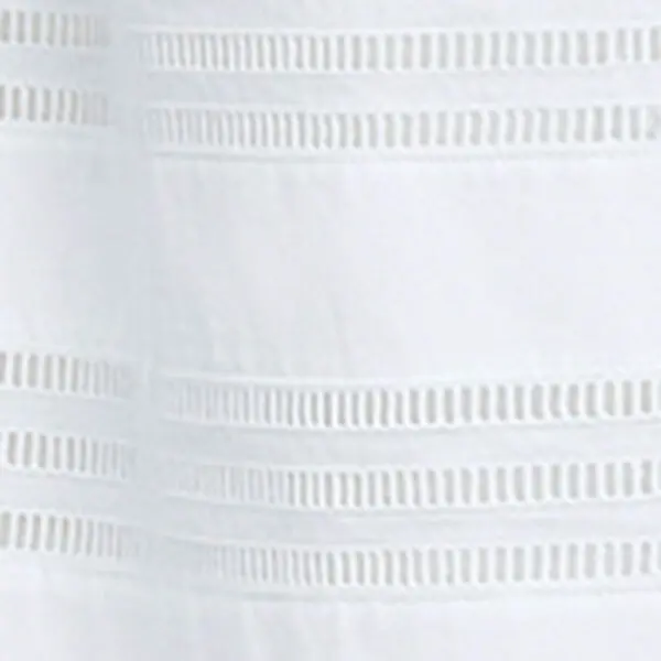 Alaïa Cotton Poplin Open-work Wide-leg Trousers