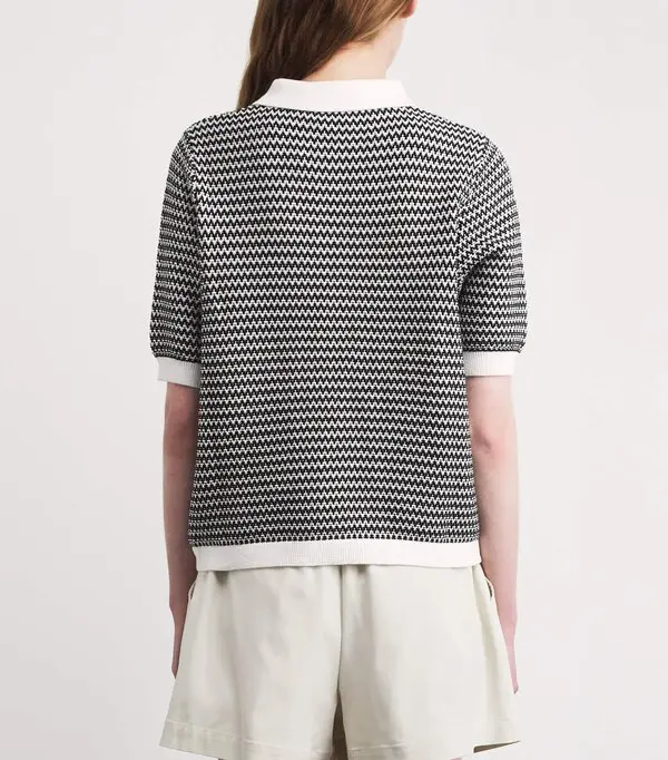 Varley Knitted Gaelle Polo Shirt
