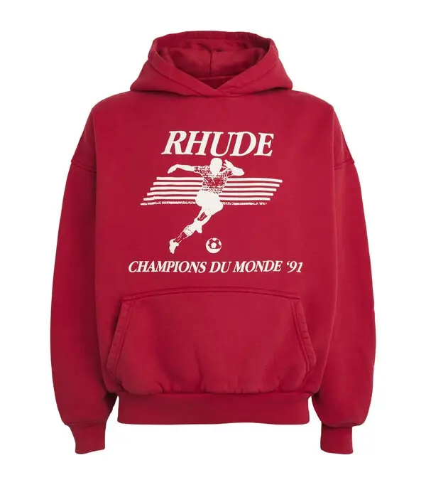 Rhude Set Piece Hoodie - Red