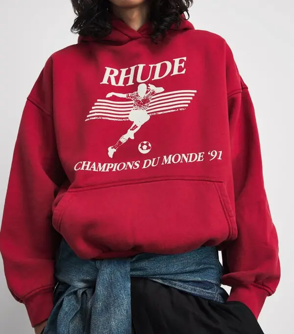 Rhude Set Piece Hoodie - Red