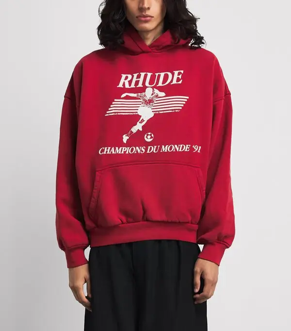 Rhude Set Piece Hoodie - Red