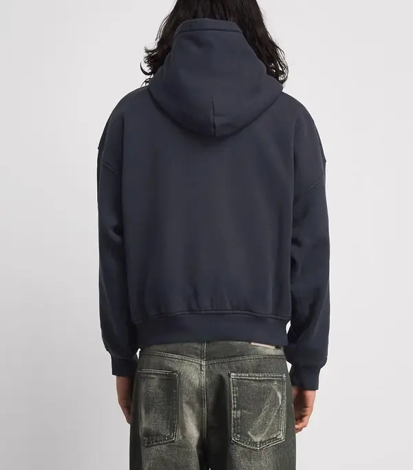 Rhude Set Piece Printed Hoodie - Black