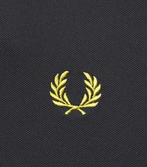Fred Perry Piqué Logo Tennis Polo Shirt - Grey