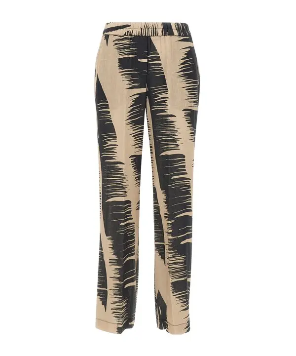 KAOS Icona Brushstroke Print Pants