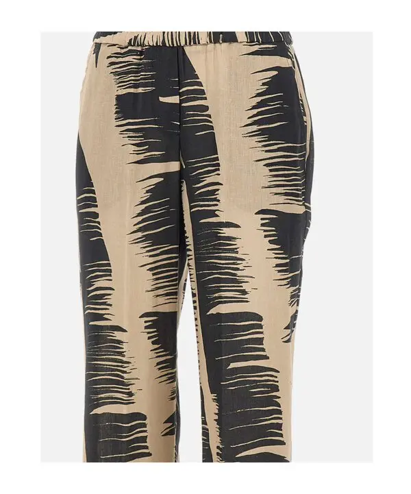 KAOS Icona Brushstroke Print Pants