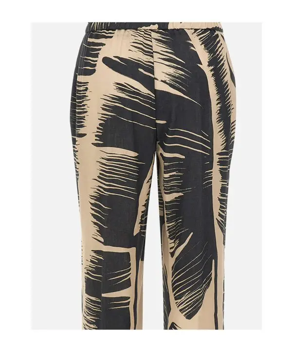 KAOS Icona Brushstroke Print Pants