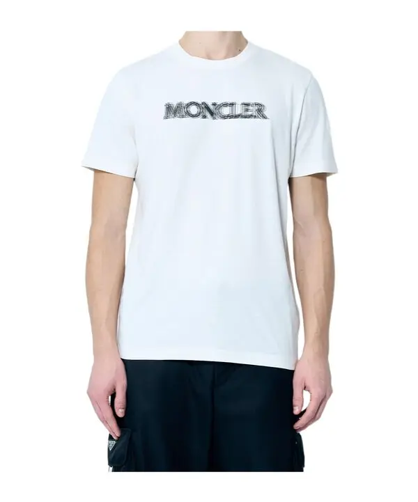 Moncler Logo Printed Crewneck T-shirt