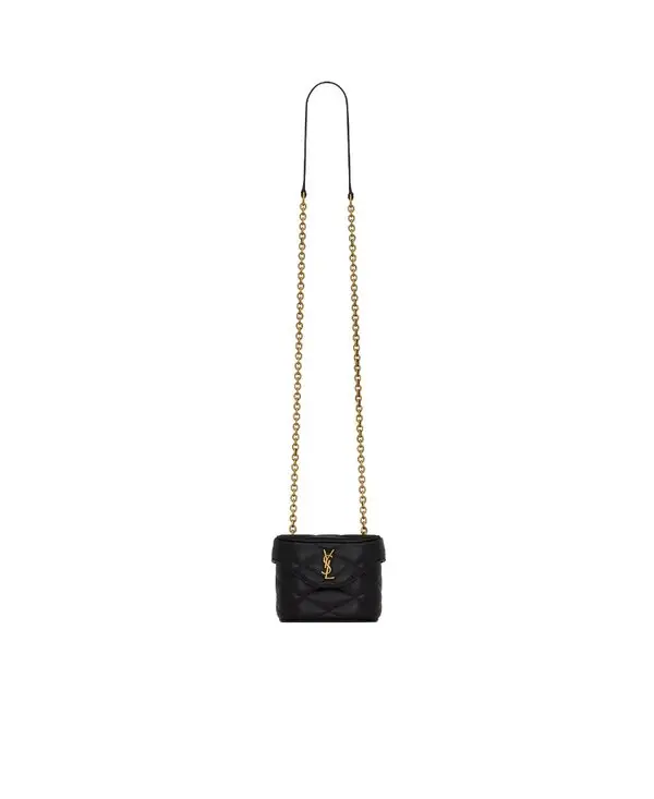 Saint Laurent June Micro Box Shoulder Bag - Black