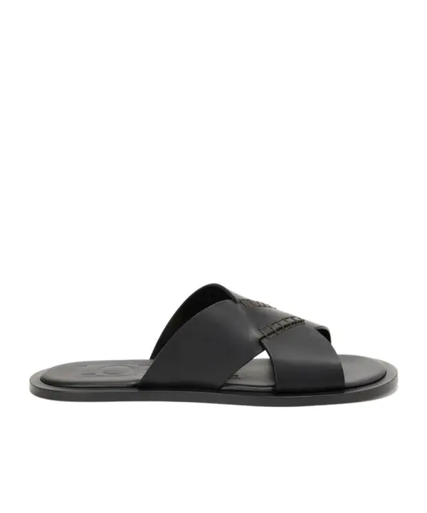Loewe Cross Design Slip-on Sandals