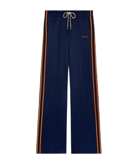 Celine Vintage Double Jersey Tracksuit Pants - Black