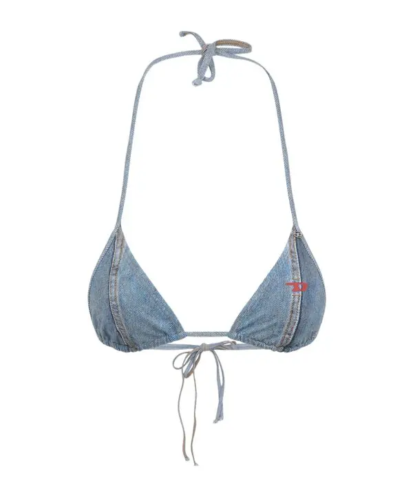 DIESEL® Tatiana Triangle Bikini Top - Gray