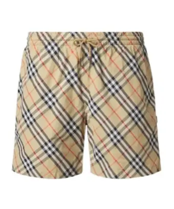 Burberry Check Swim Trunks