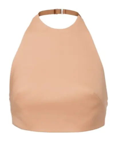 MUGLER Wool-blend Crop Top