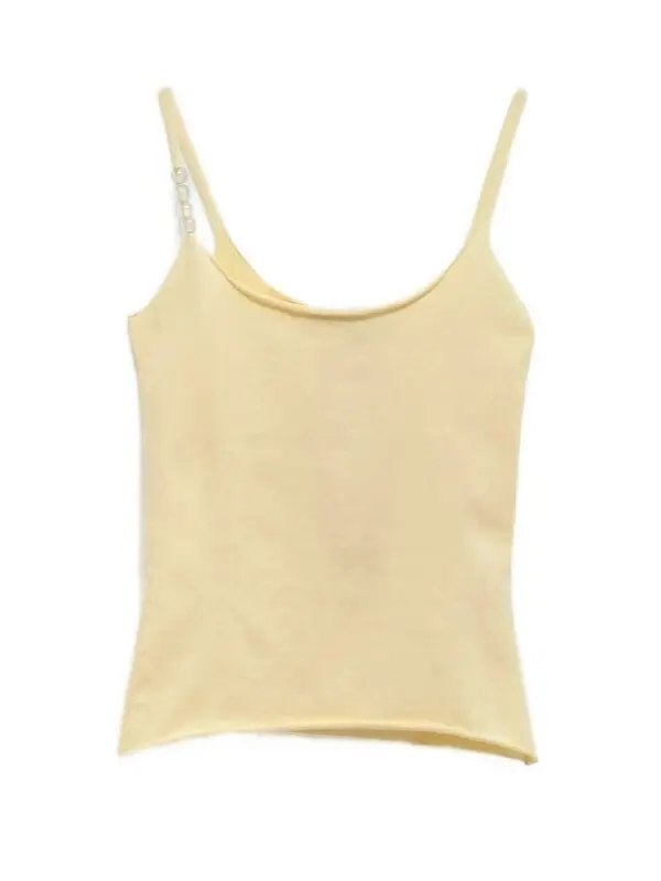 Paloma Wool Sleeveless Camisole With Embellished Strap - Yellow