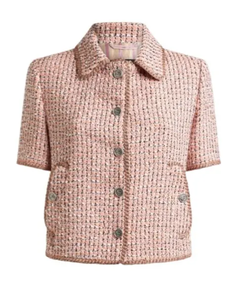 Etro Short Sleeve Jacket - Nude