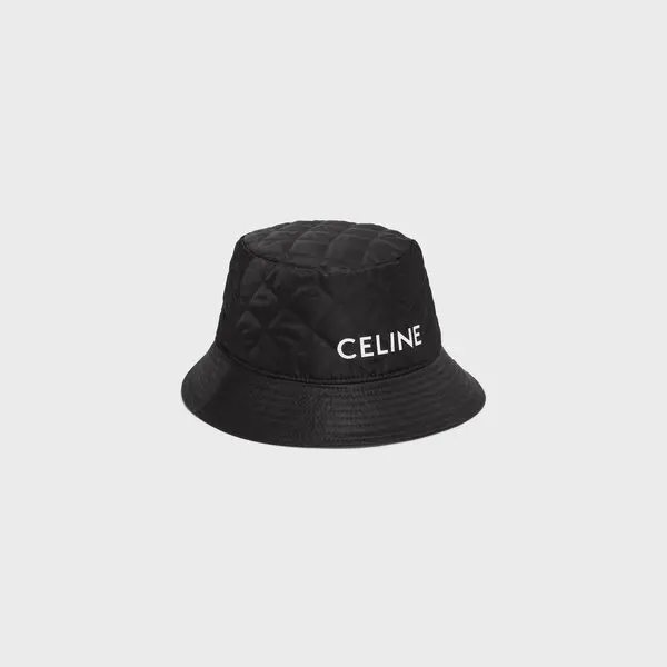 Celine Bucket Hat In Nylon Twill
