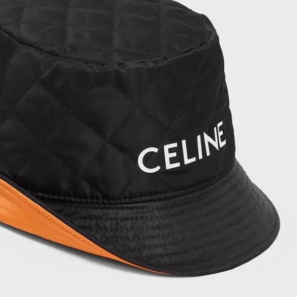 Celine Bucket Hat In Nylon Twill