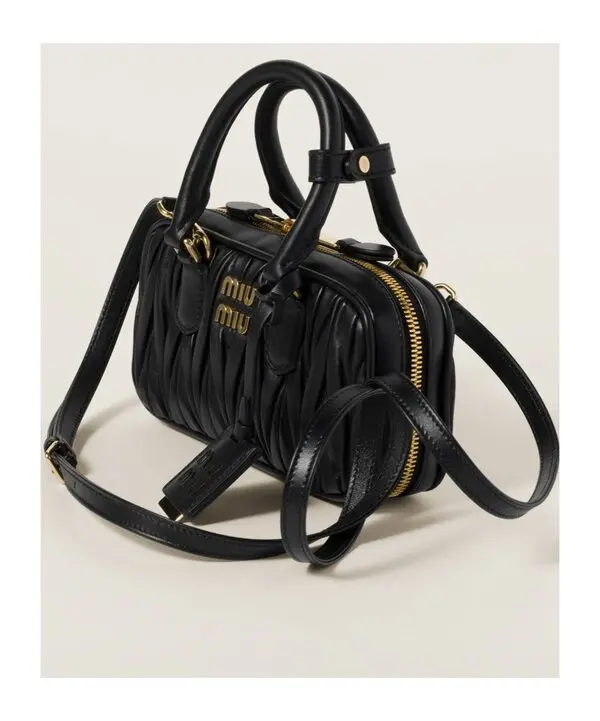 Miu Miu Arcadie Matelassé Nappa Leather Mini-bag