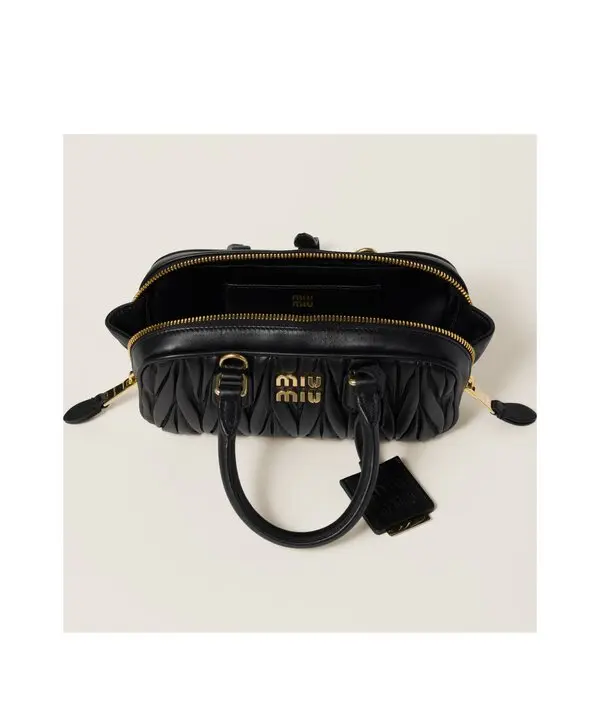Miu Miu Arcadie Matelassé Nappa Leather Mini-bag