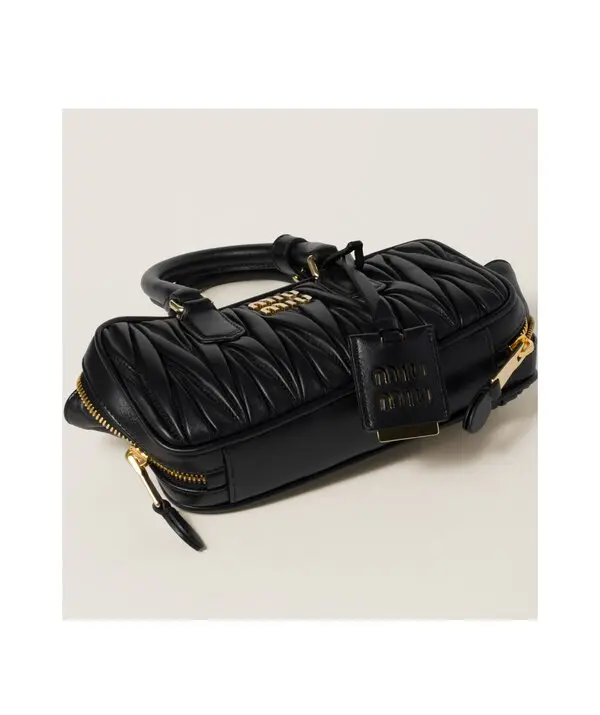 Miu Miu Arcadie Matelassé Nappa Leather Mini-bag