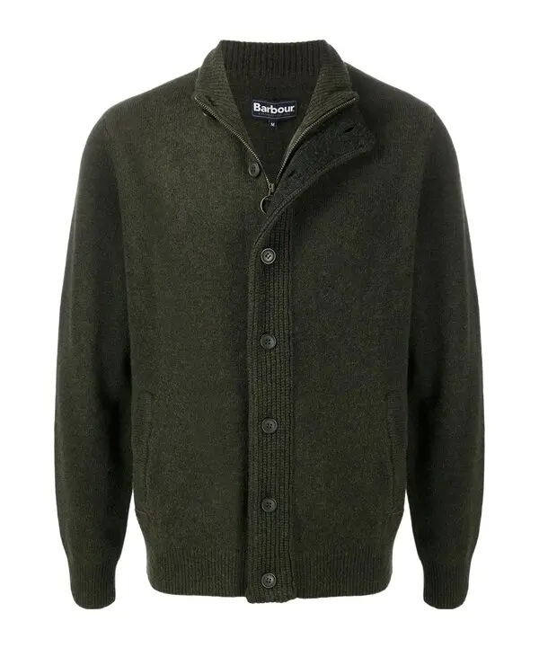 Barbour High-neck Button-up Cardigan