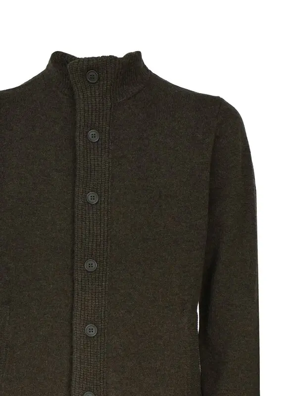Barbour High-neck Button-up Cardigan