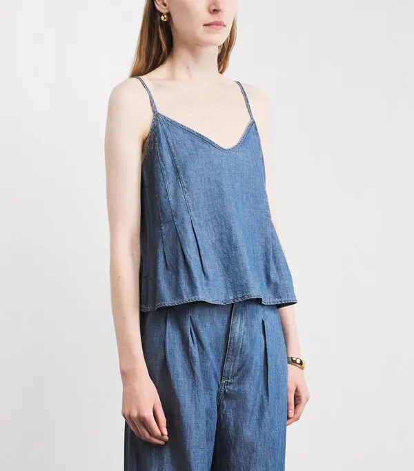 Paige Esther Denim Cami Top