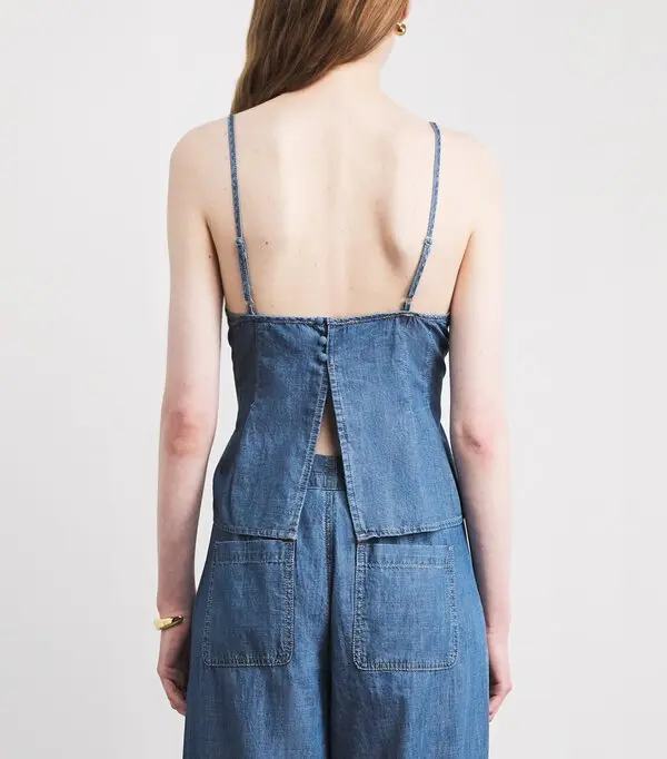 Paige Esther Denim Cami Top