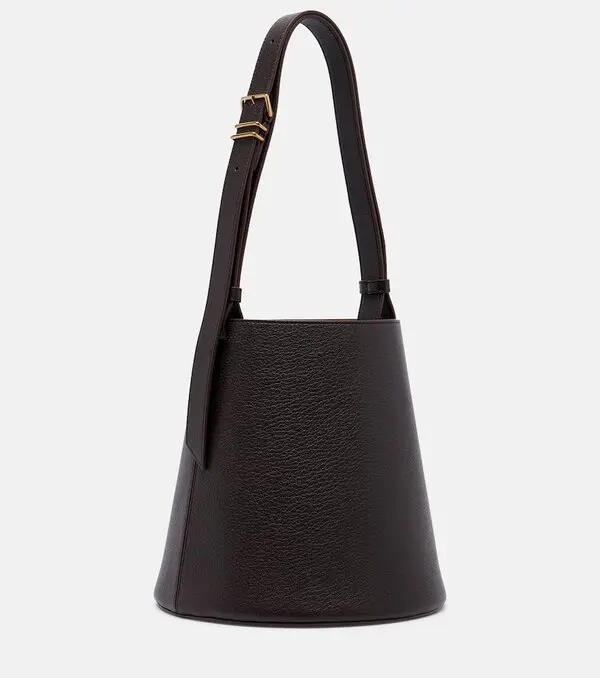Calvin Klein Orbita Small Leather Bucket Bag
