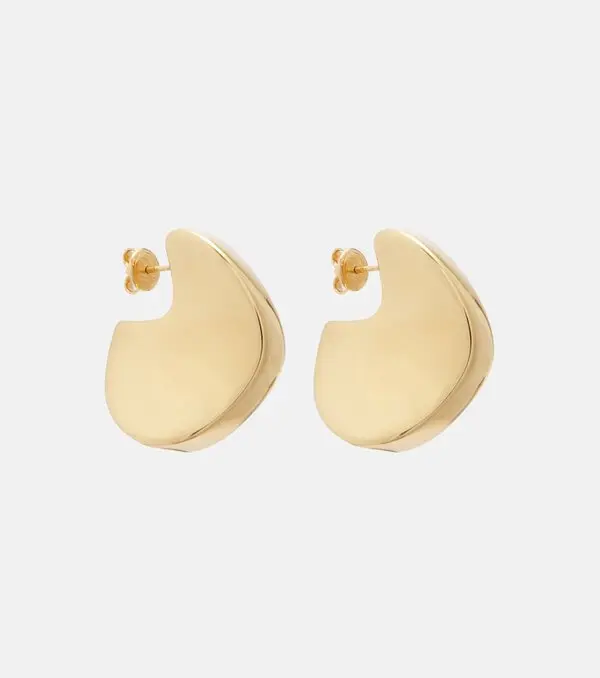 Bottega Veneta Medium Plated Sterling Silver Earrings - Gold