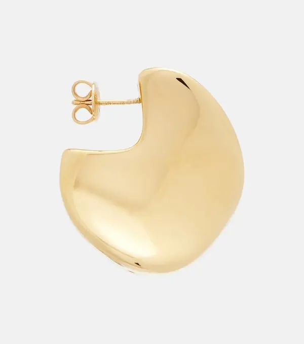 Bottega Veneta Medium Plated Sterling Silver Earrings - Gold