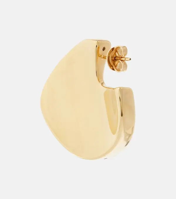 Bottega Veneta Medium Plated Sterling Silver Earrings - Gold