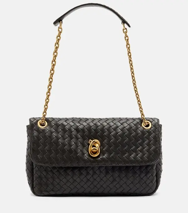 Bottega Veneta Madison Medium Leather Shoulder Bag - Brown